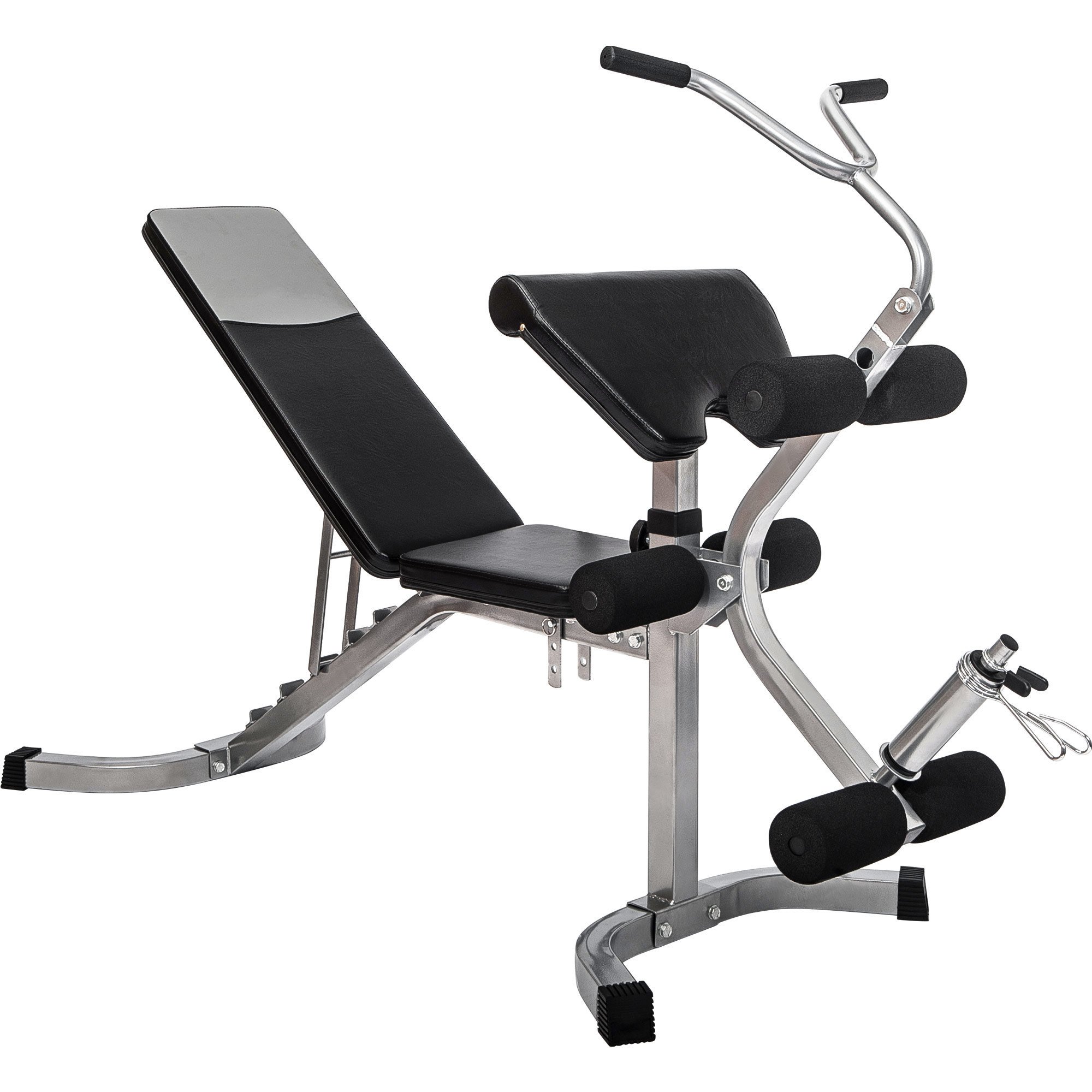 6+3 Positions Adjustable Weight Bench with Leg Extension - Olympic ...